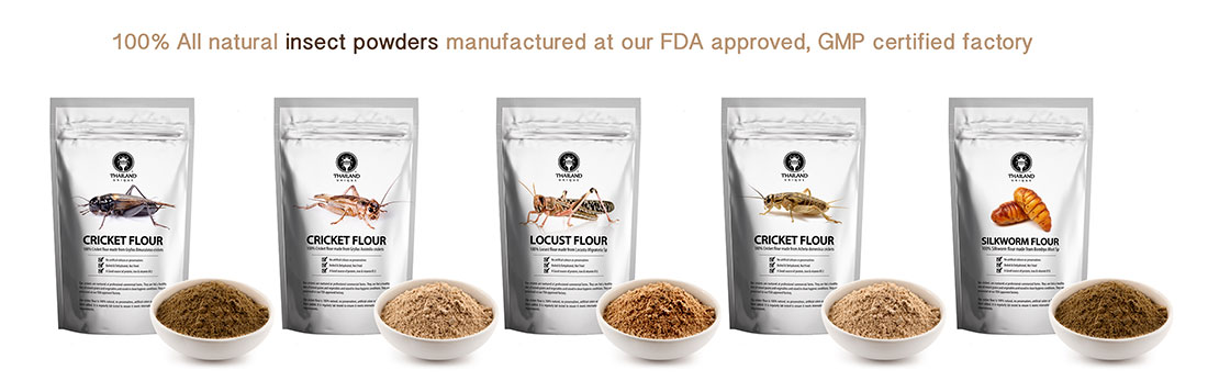 Insect Protein Powders - Cricket, Silkworm, locust and more